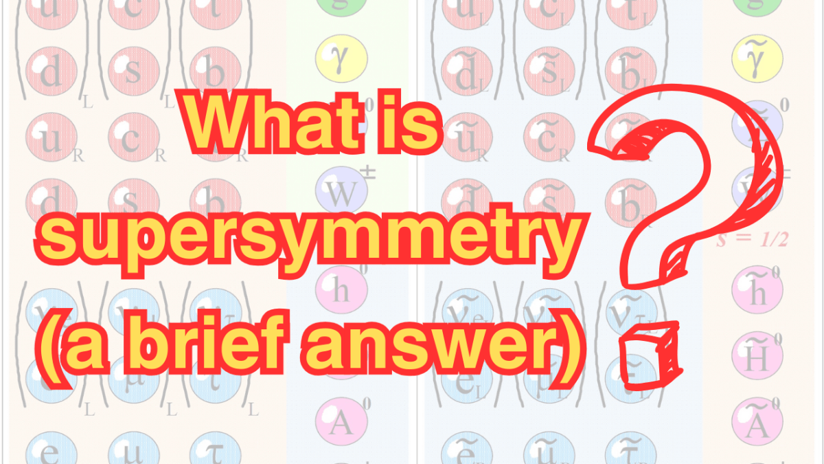 What is supersymmetry? – Hassaan Saleem